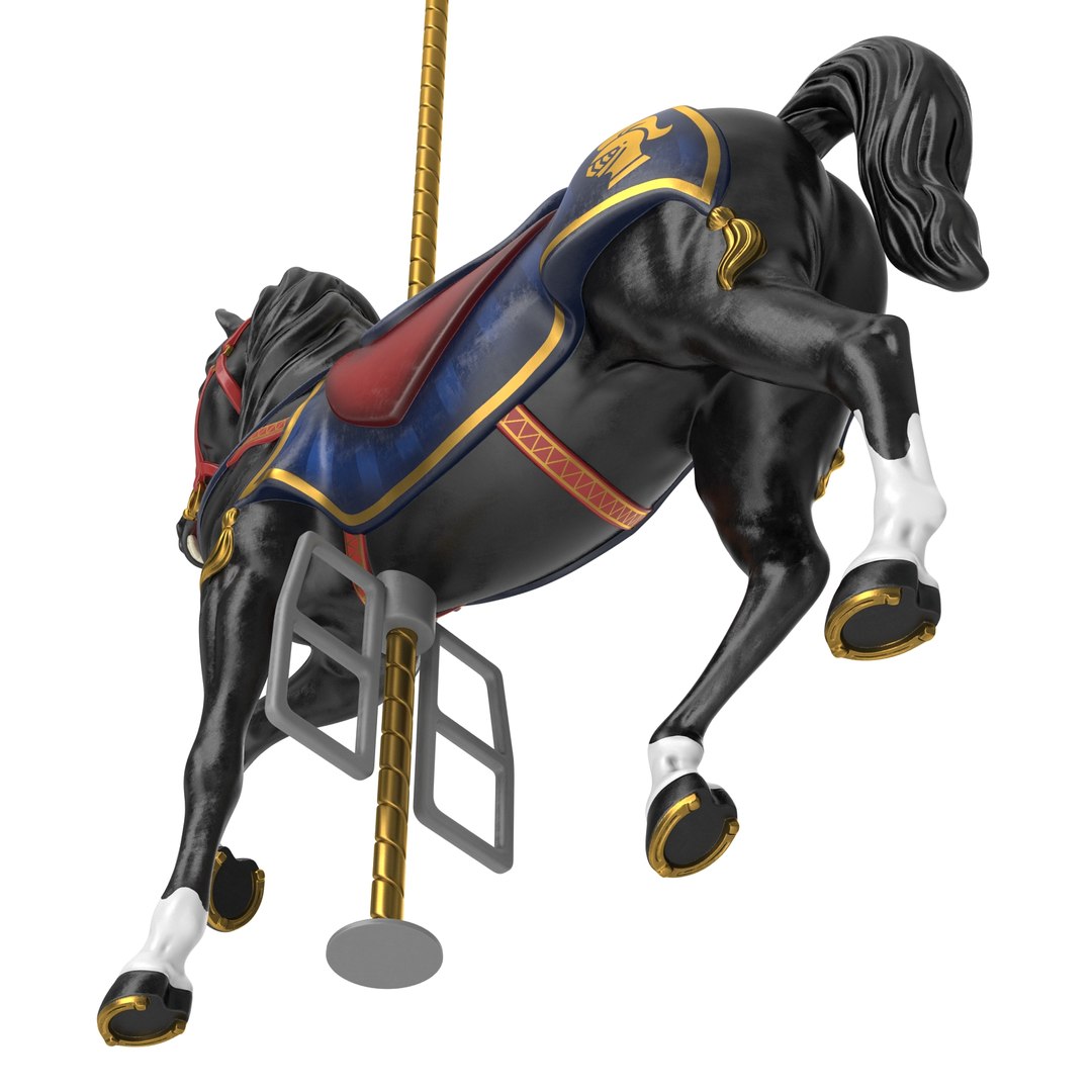 3D model carousel horse v5 - TurboSquid 1168791