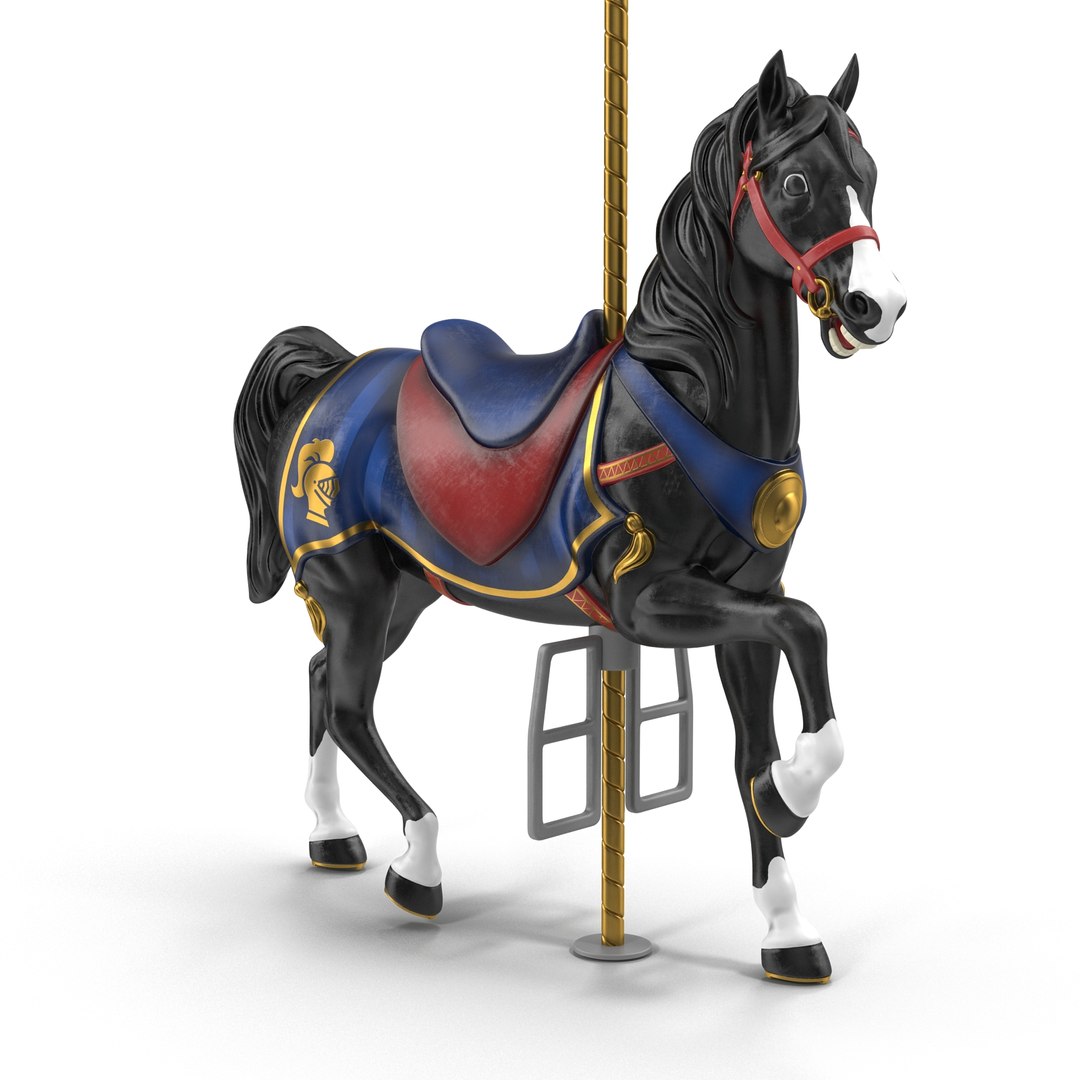 3D Model Carousel Horse V5 - TurboSquid 1168791