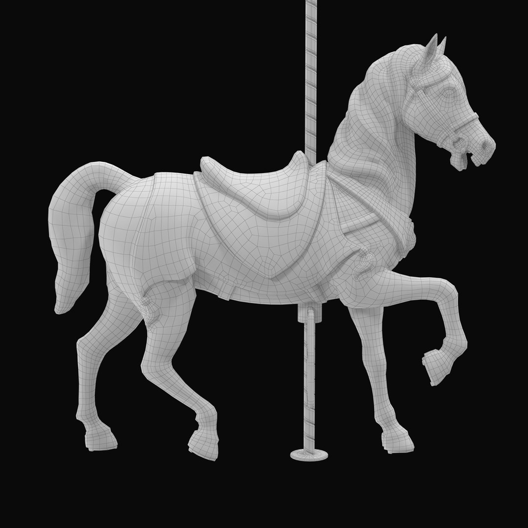 3D model carousel horse v5 - TurboSquid 1168791