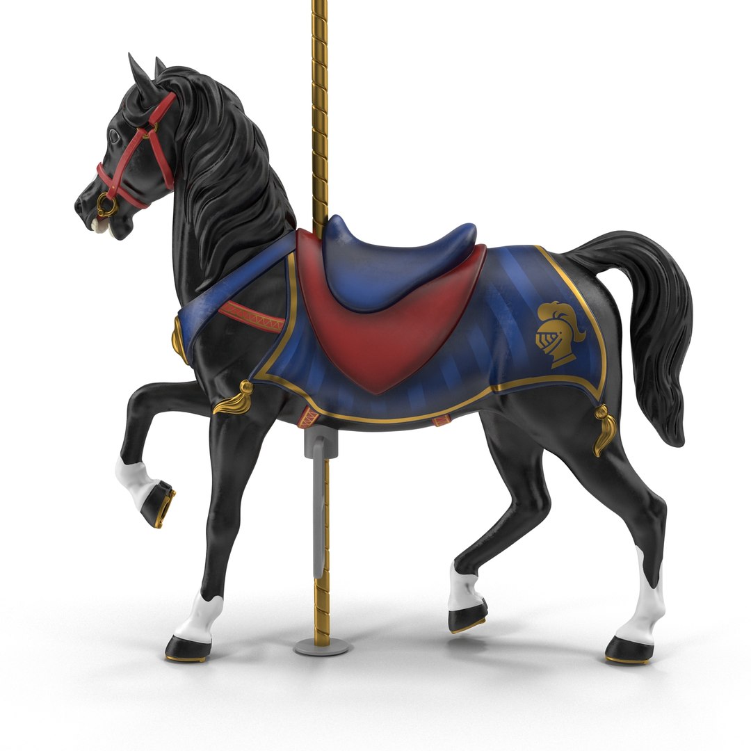 3D Model Carousel Horse V5 - TurboSquid 1168791