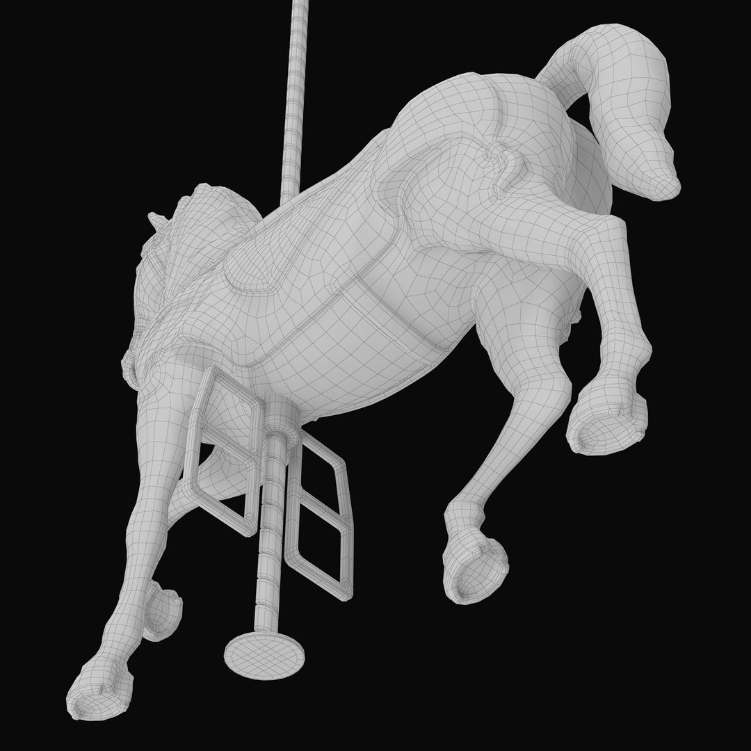 3D model carousel horse v5 - TurboSquid 1168791