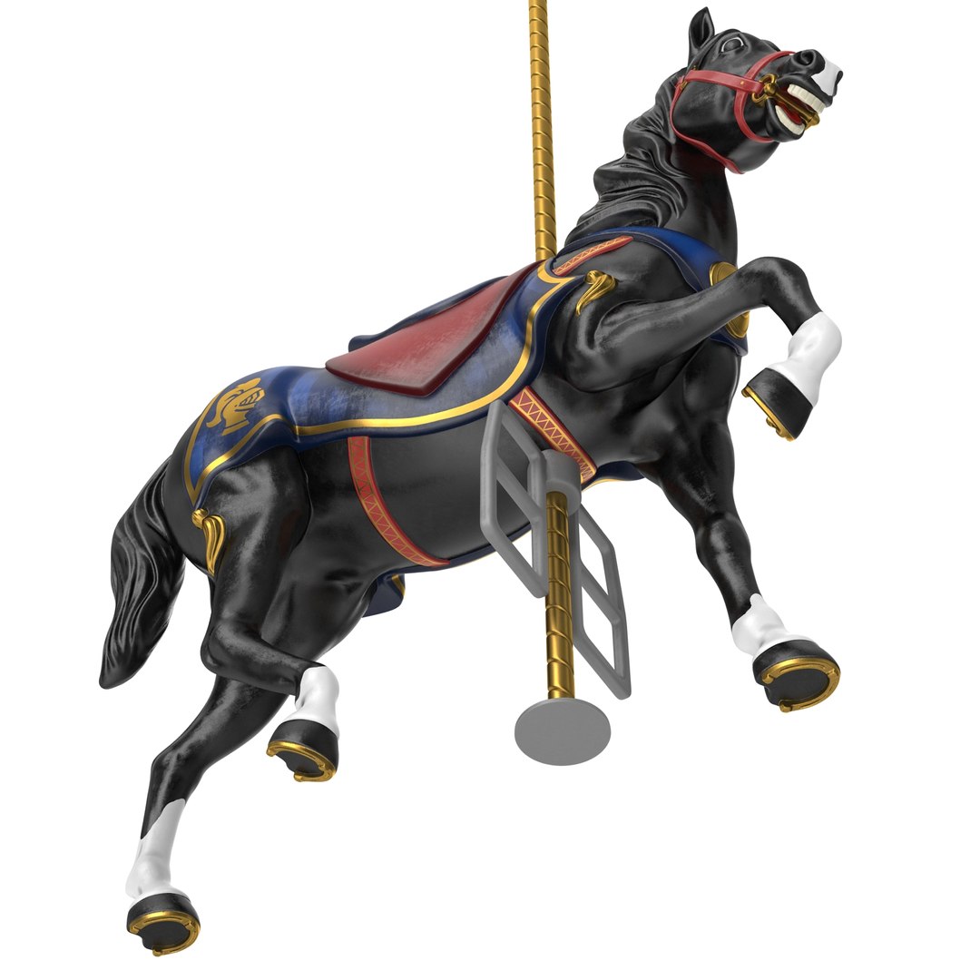 3D Model Carousel Horse V5 - TurboSquid 1168791