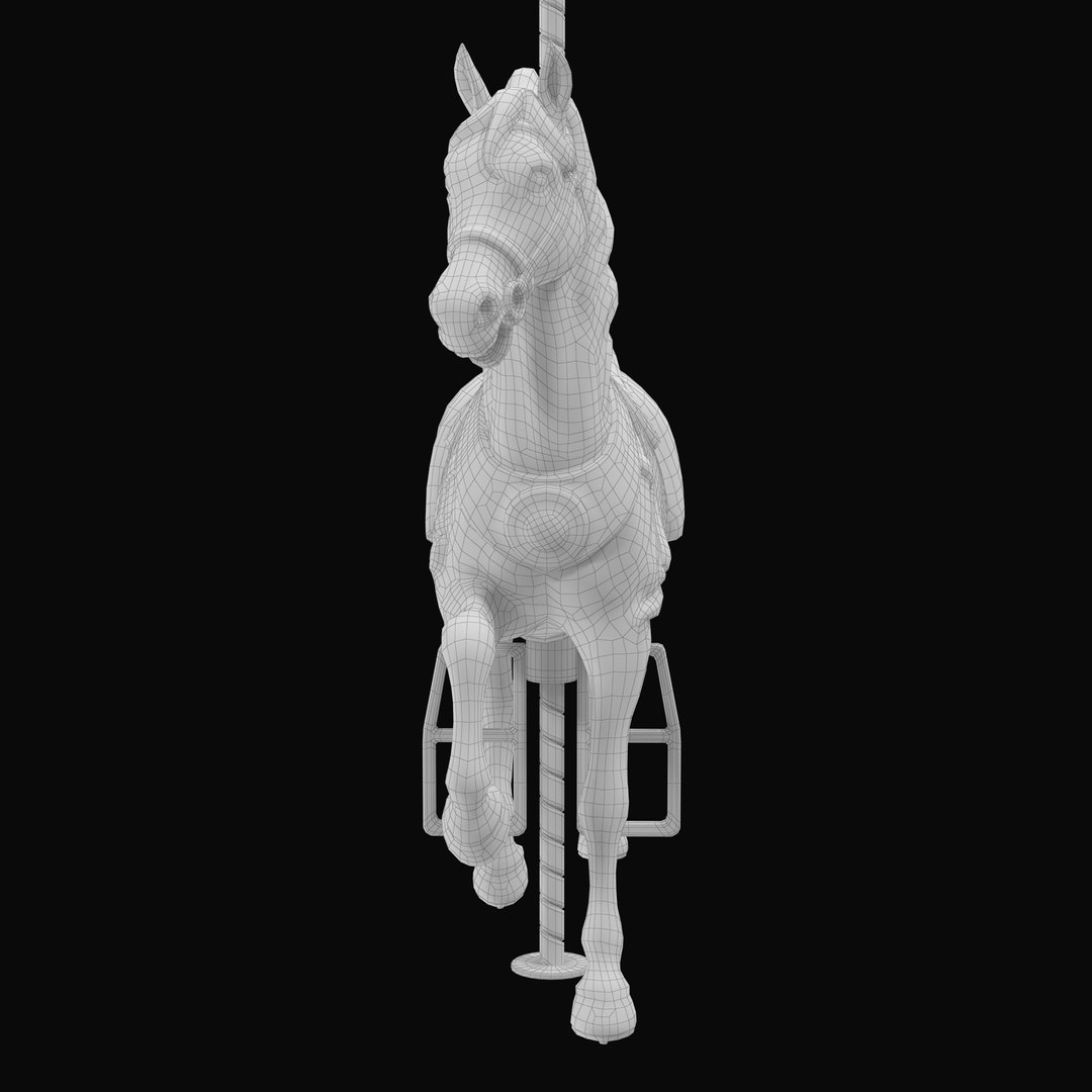 3D model carousel horse v5 - TurboSquid 1168791