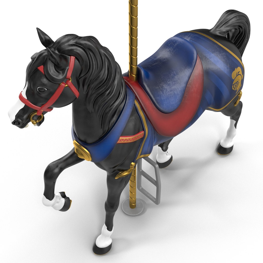 3D Model Carousel Horse V5 - TurboSquid 1168791