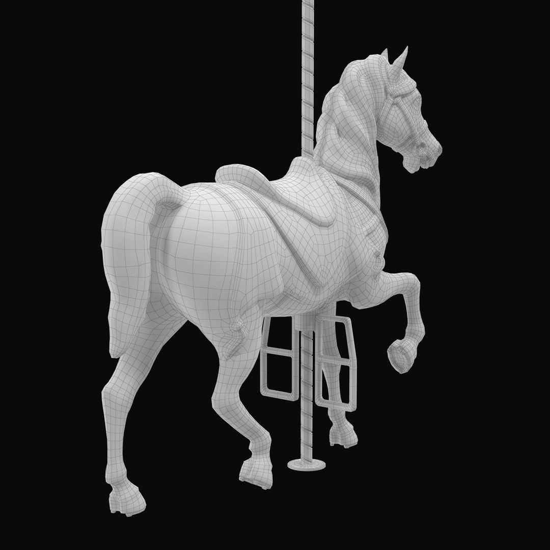 3D model carousel horse v5 - TurboSquid 1168791