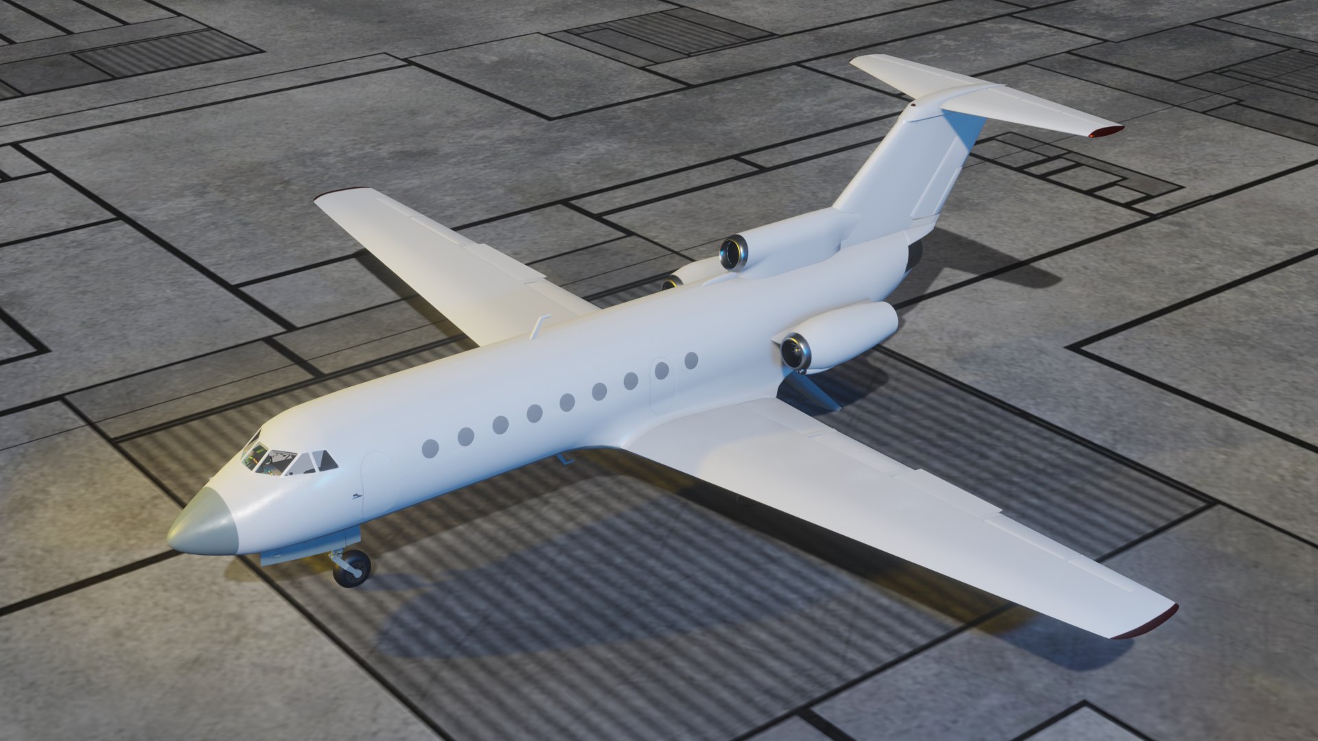 Yak-40 Passenger aircraft 3D model - TurboSquid 1989870