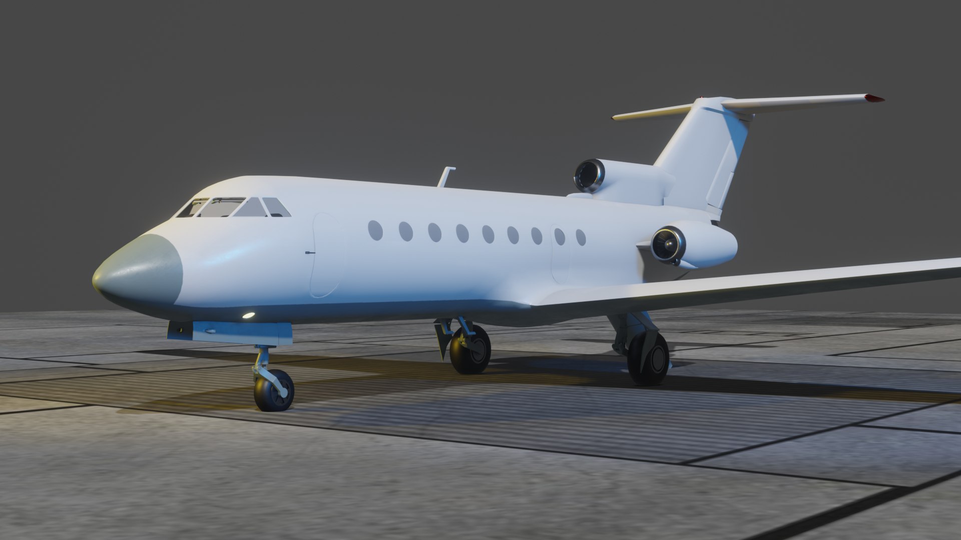 Yak-40 Passenger aircraft 3D model - TurboSquid 1989870