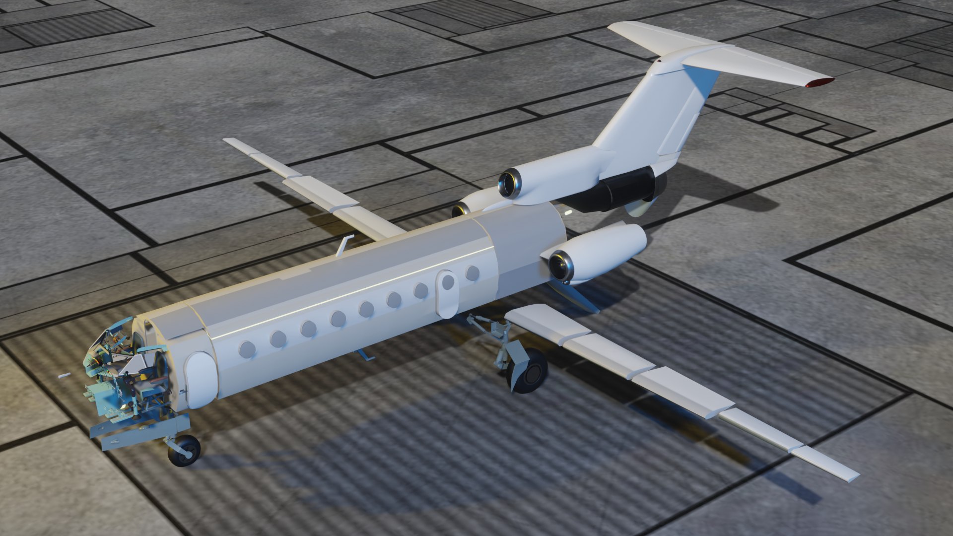 Yak-40 Passenger aircraft 3D model - TurboSquid 1989870