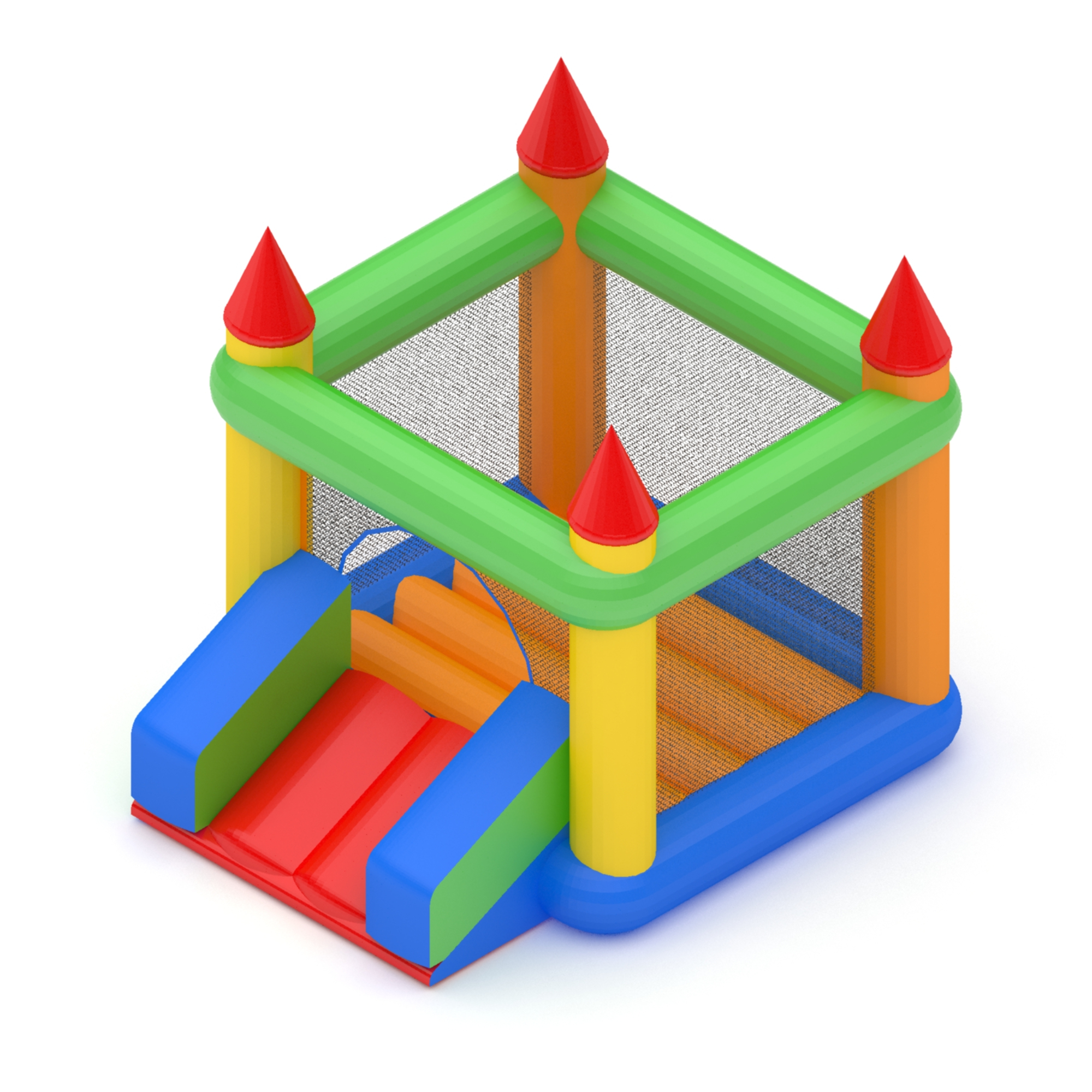 modelo 3d Juegos inflables - TurboSquid 1876398