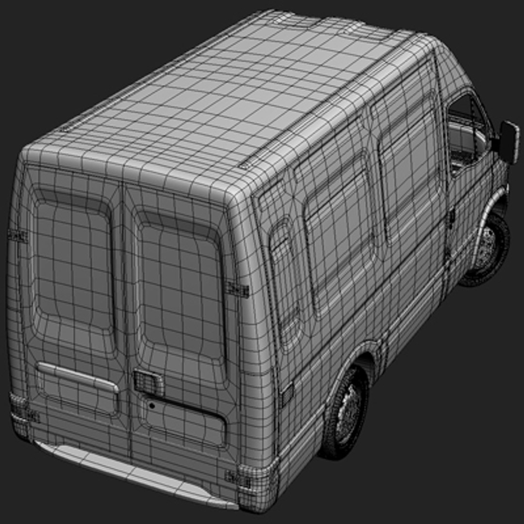 Delivery Van 3d Max