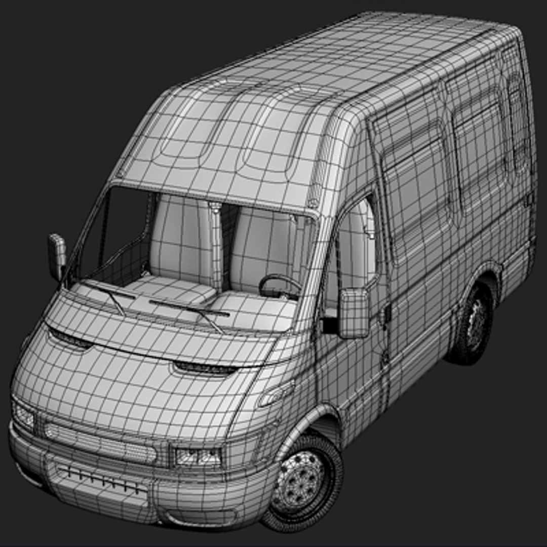 Delivery Van 3d Max