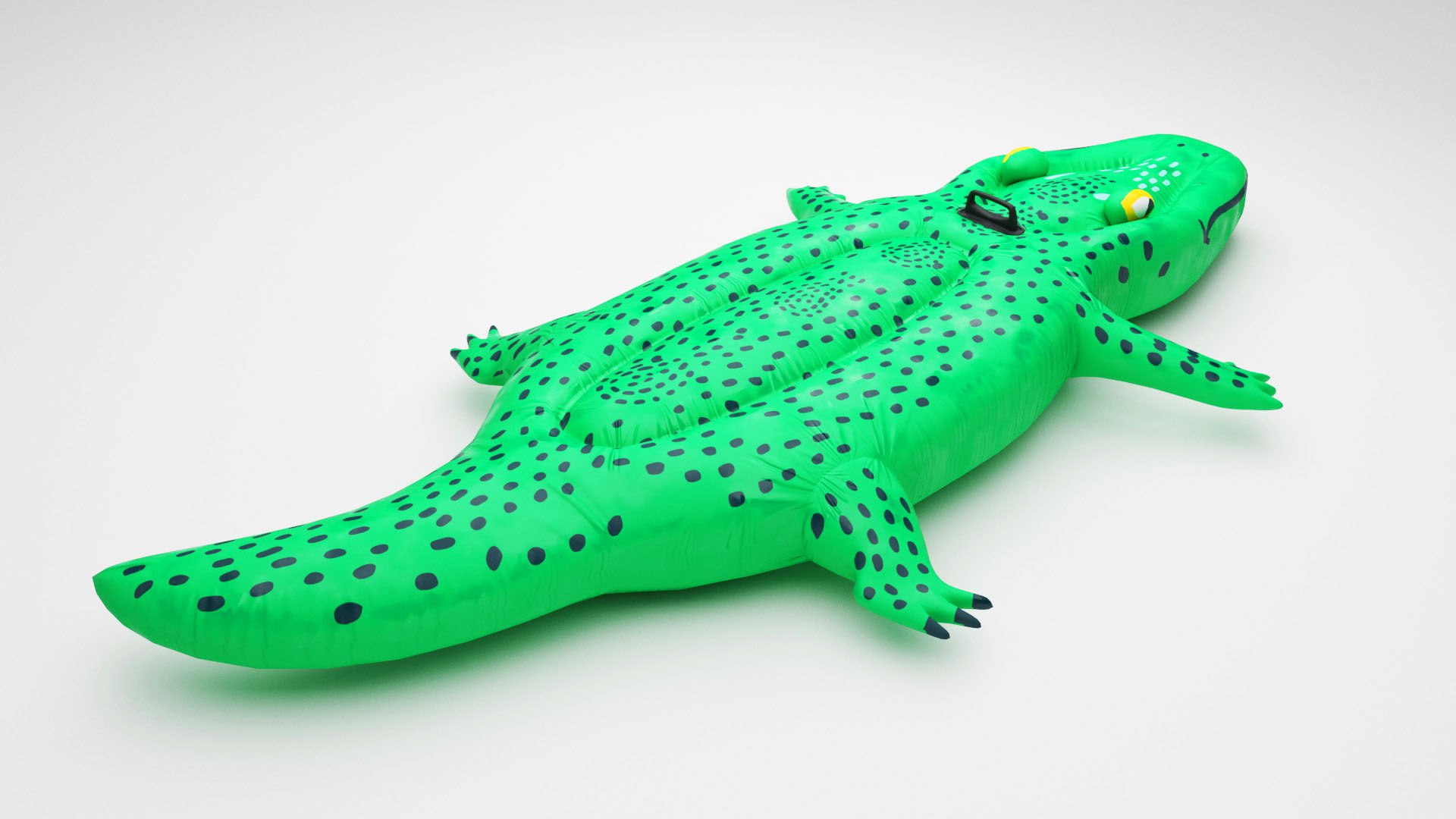 3D Alligator Pool Float – Stylized Inflatable Raft Model - TurboSquid ...