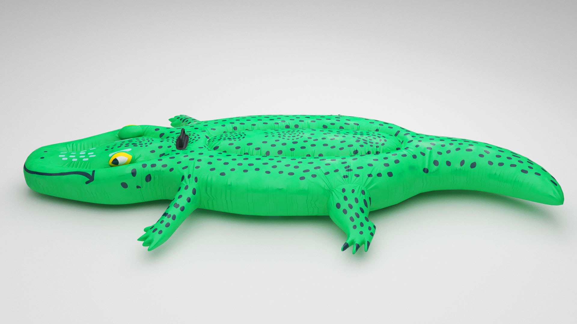 3D Alligator Pool Float – Stylized Inflatable Raft Model - TurboSquid ...