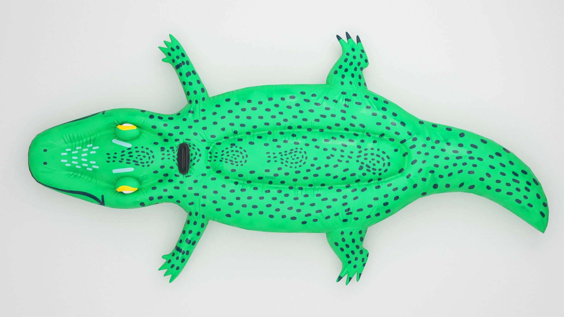 3D Alligator Pool Float – Stylized Inflatable Raft Model - TurboSquid ...