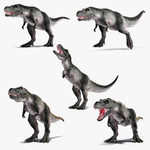 Animated Tyrannosaurus Rex 3D Models for Download | TurboSquid