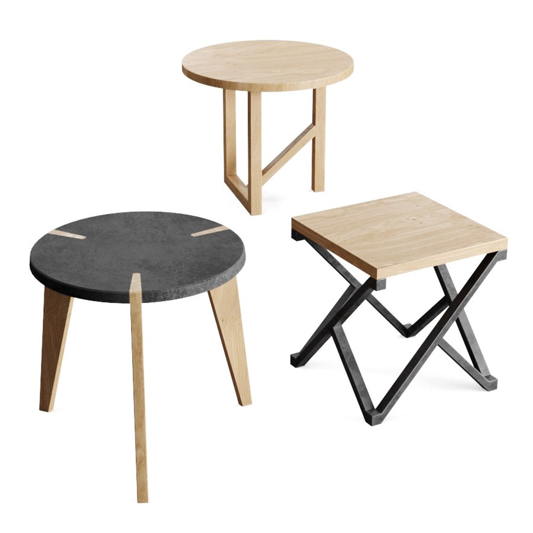 Free 3D Model 3 Table - TurboSquid 1492867