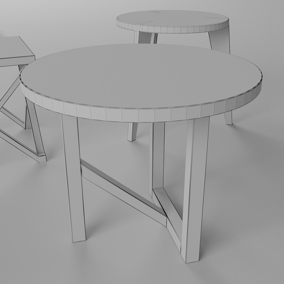 Free 3D Model 3 Table - TurboSquid 1492867