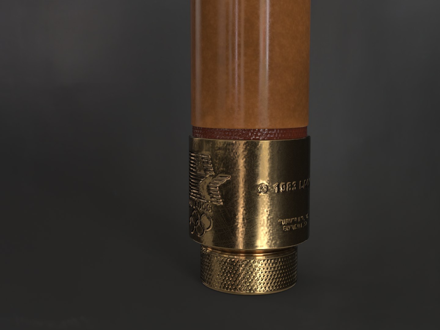 Los Angeles Olympic Torch 1984 Award 3D - TurboSquid 2473327