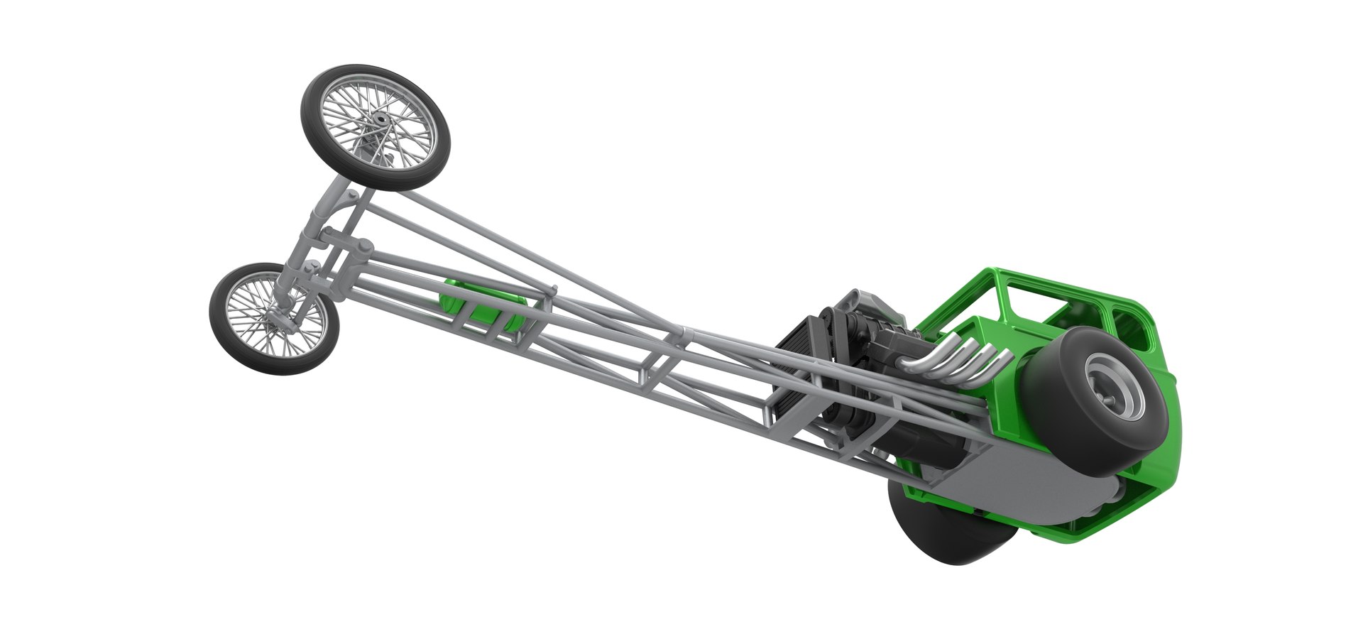 Diecast Front Engine Old School Dragster With Shell Version 7 Scale 1 ...