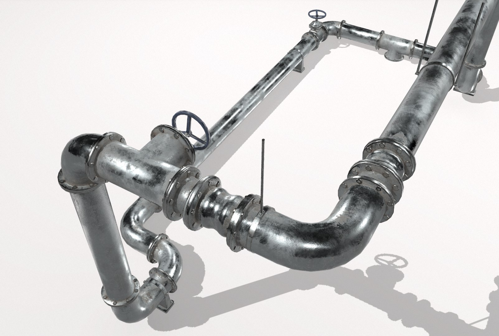 Pack pipes 2 pbr 3D model - TurboSquid 1461312