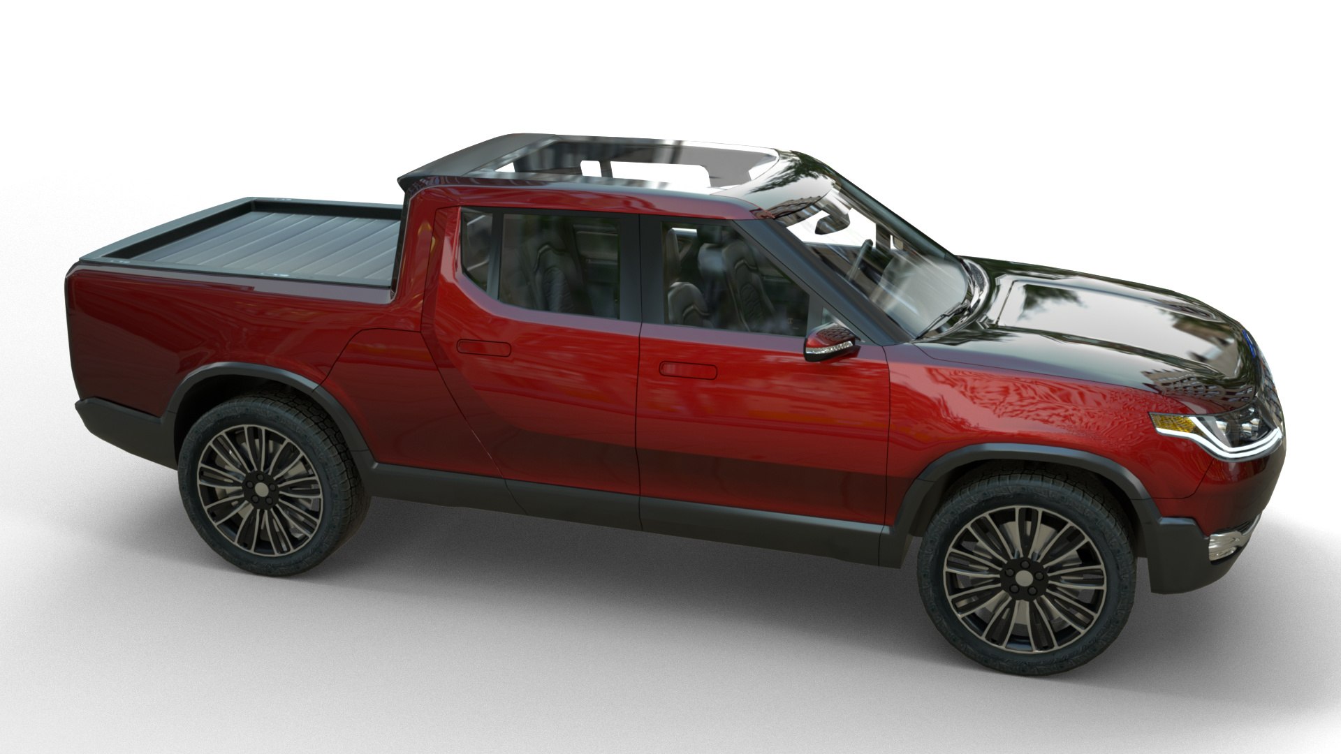 Generic Pickup V21 3D Model - TurboSquid 1819420