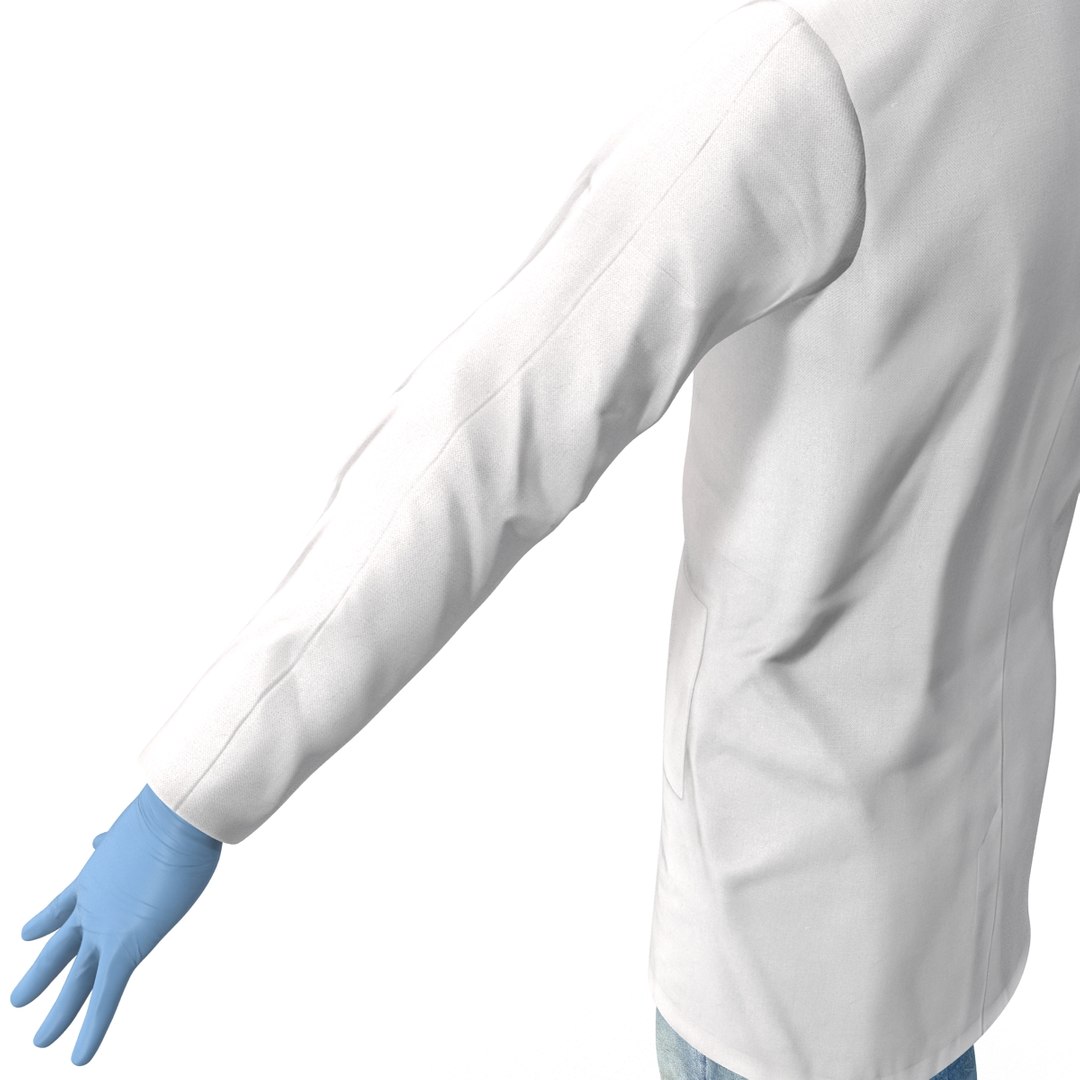 3d scientist clothes
