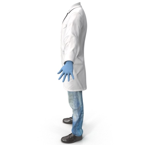 3d scientist clothes