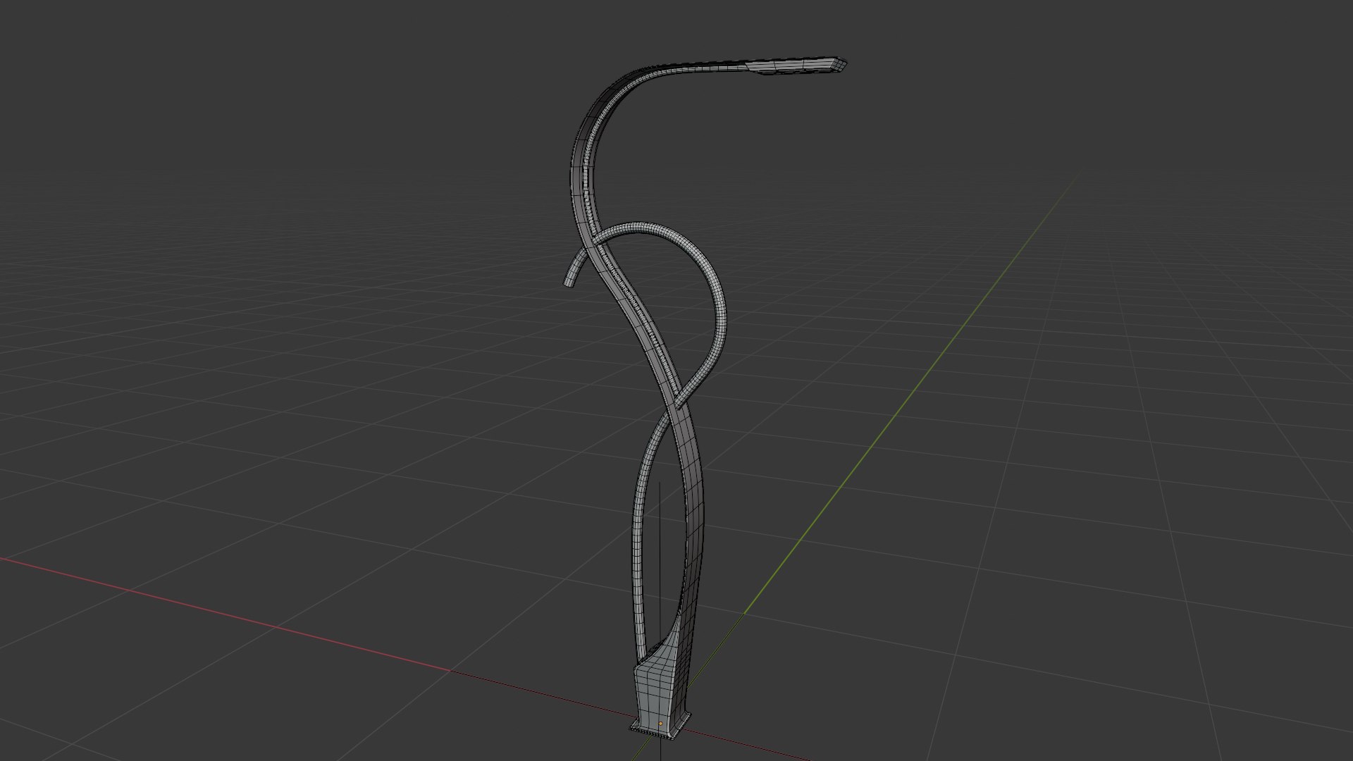Flow Lighting Pole Model - TurboSquid 2165626