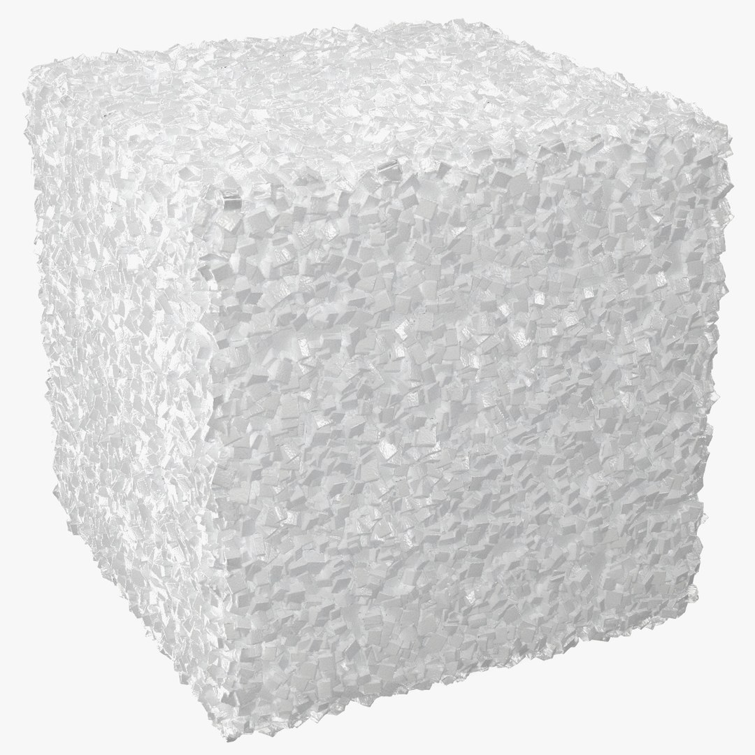 3D White Sugar Cube 1x1x1cm model - TurboSquid 2080712