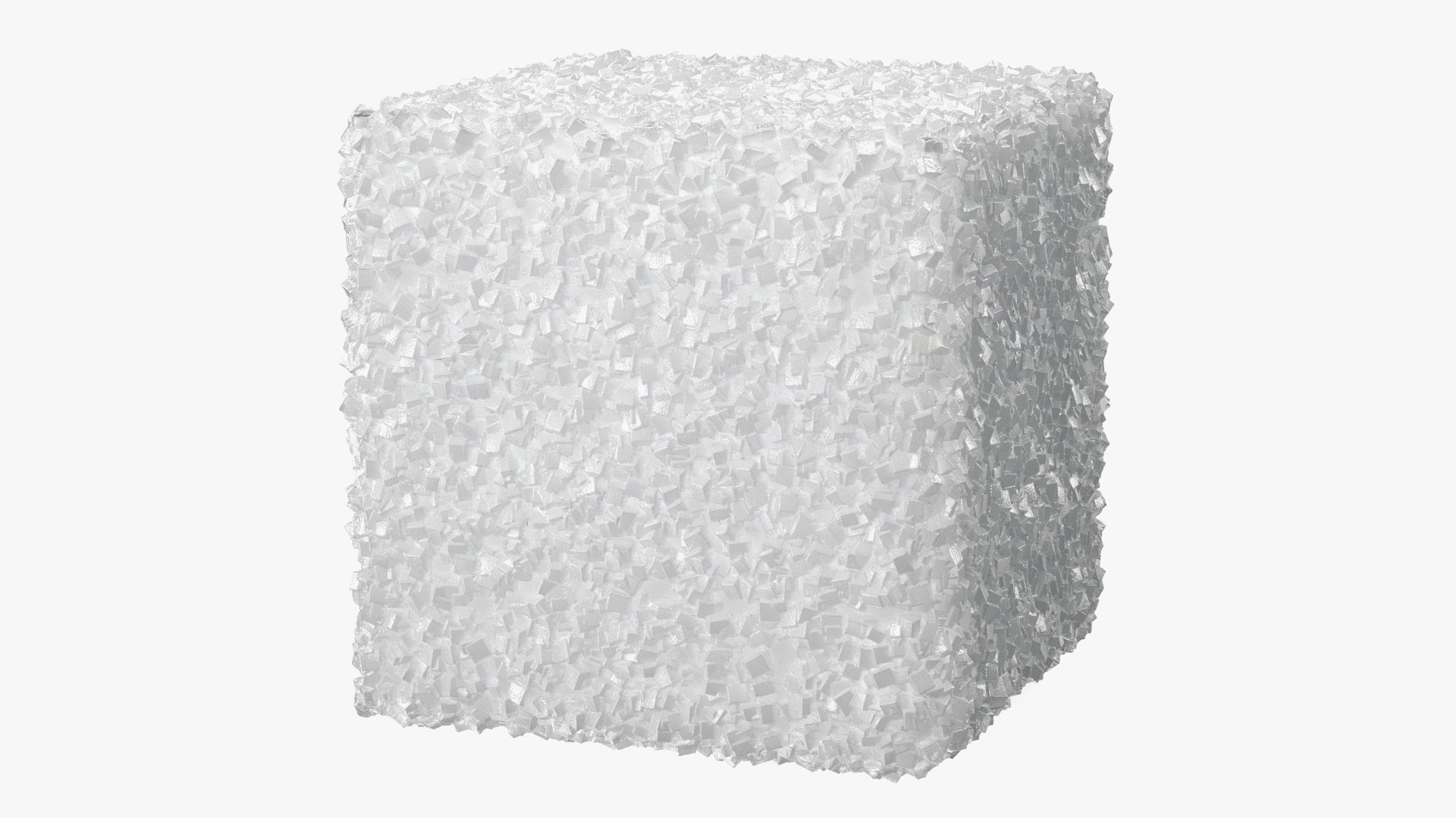 3D White Sugar Cube 1x1x1cm model - TurboSquid 2080712