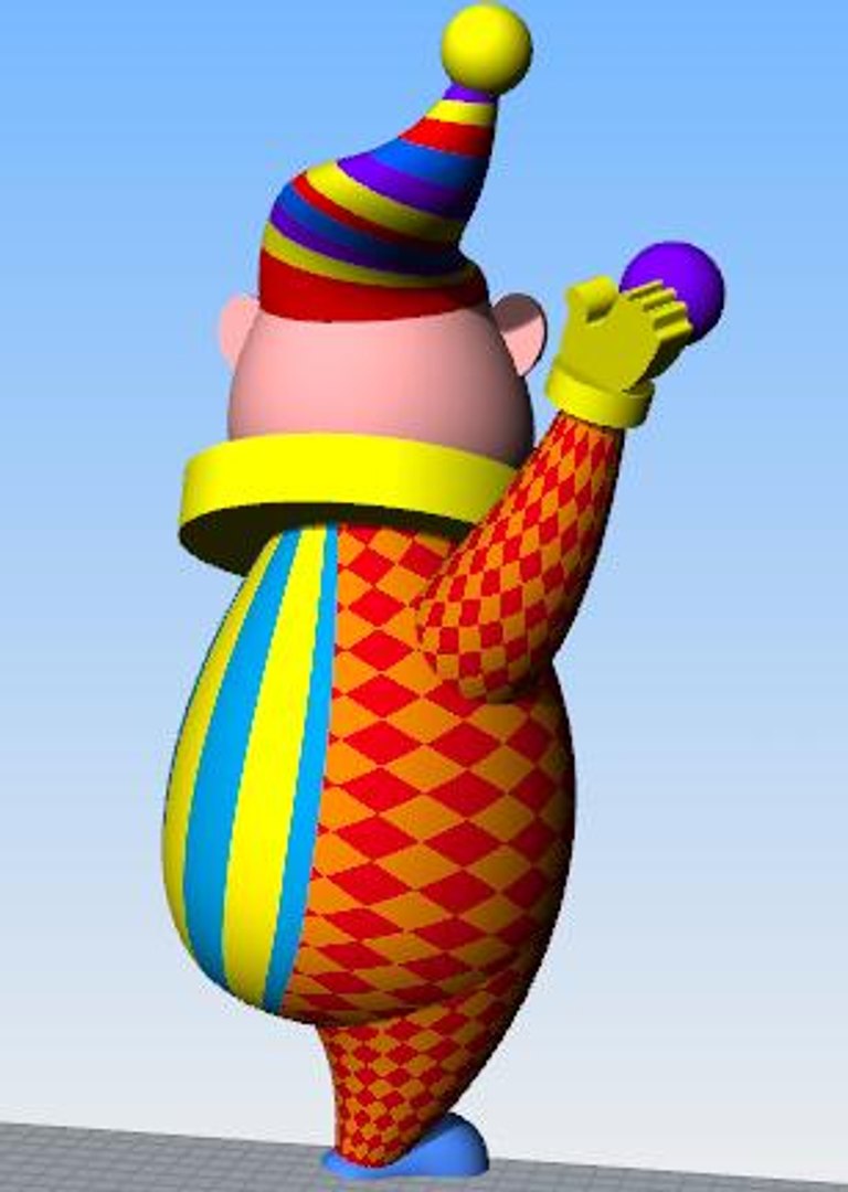 3D Inflatable Clown - TurboSquid 1645086