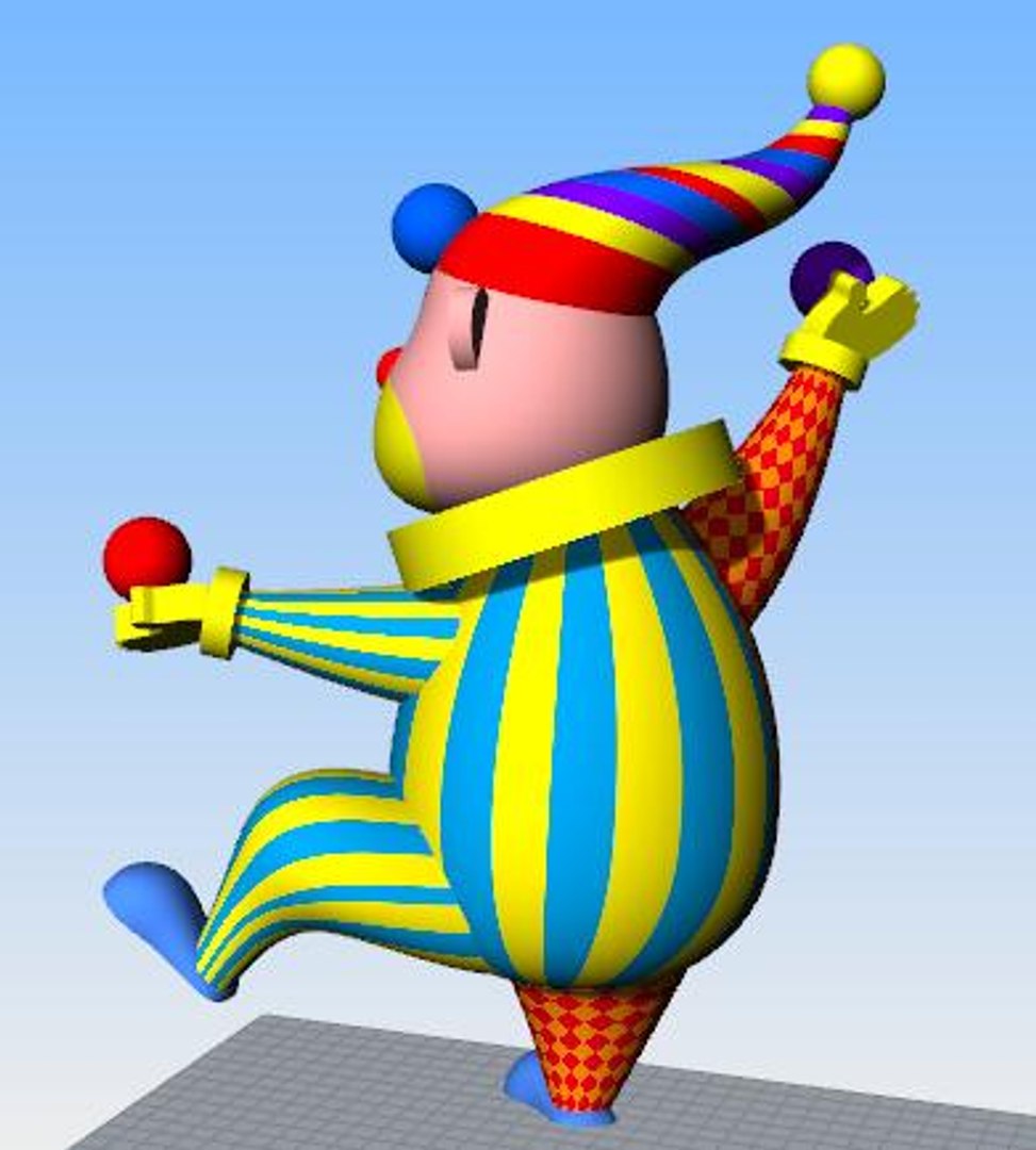 3D Inflatable Clown - TurboSquid 1645086