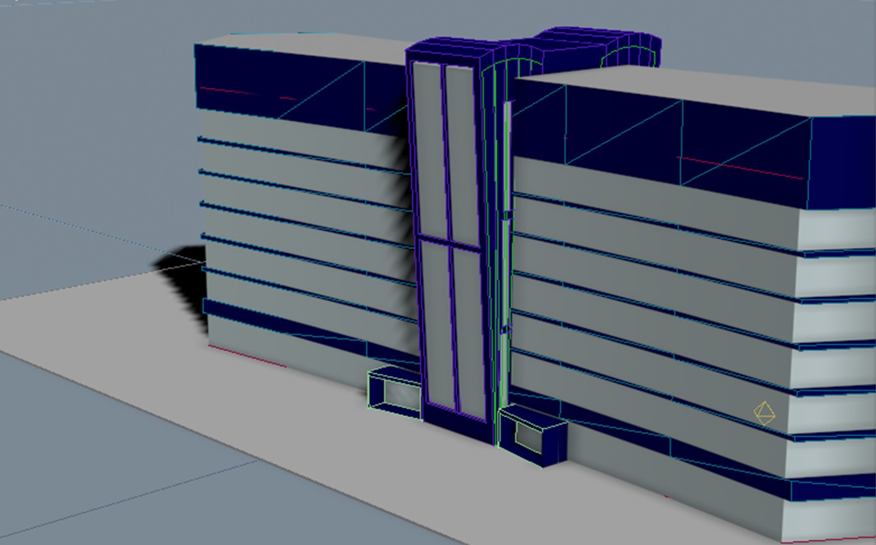 3d Model Simple Building