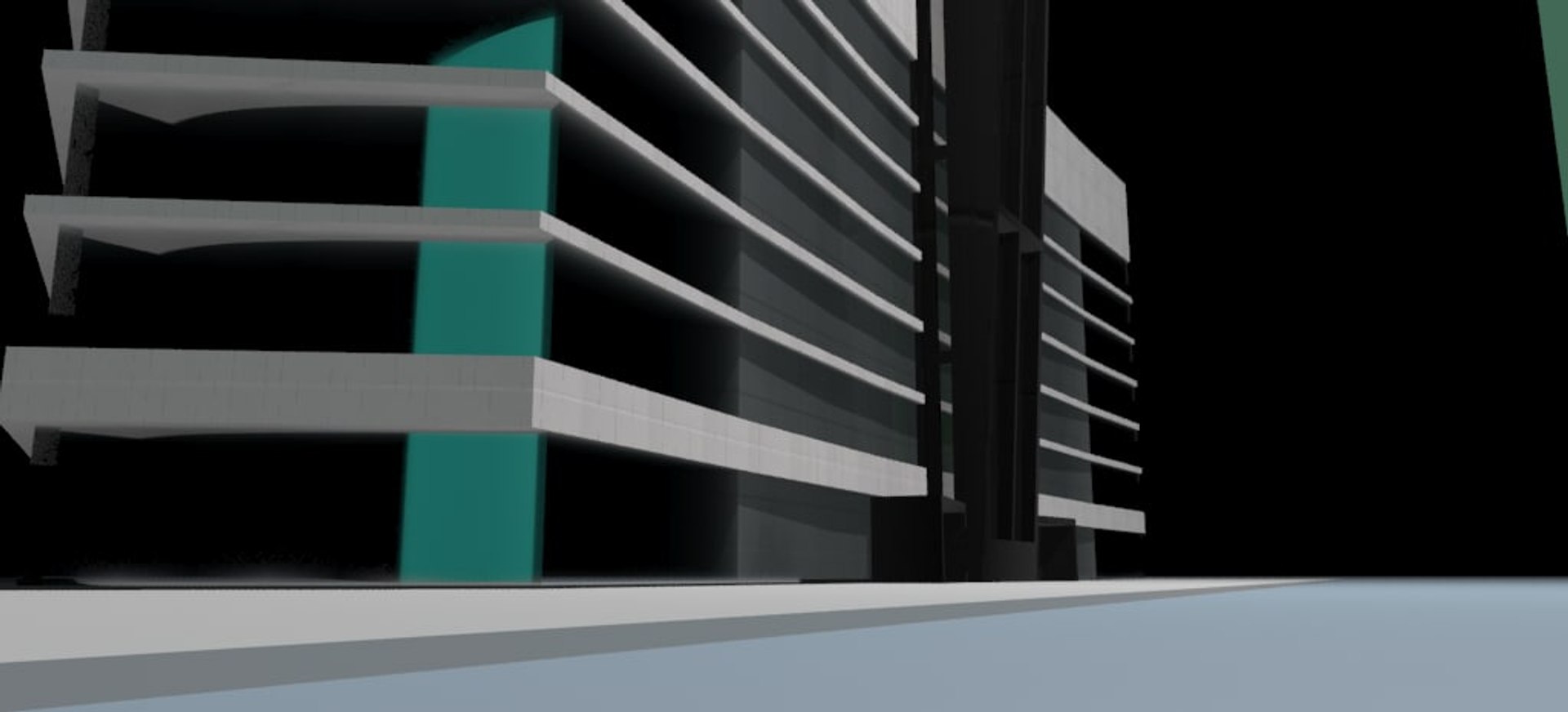 3d Model Simple Building