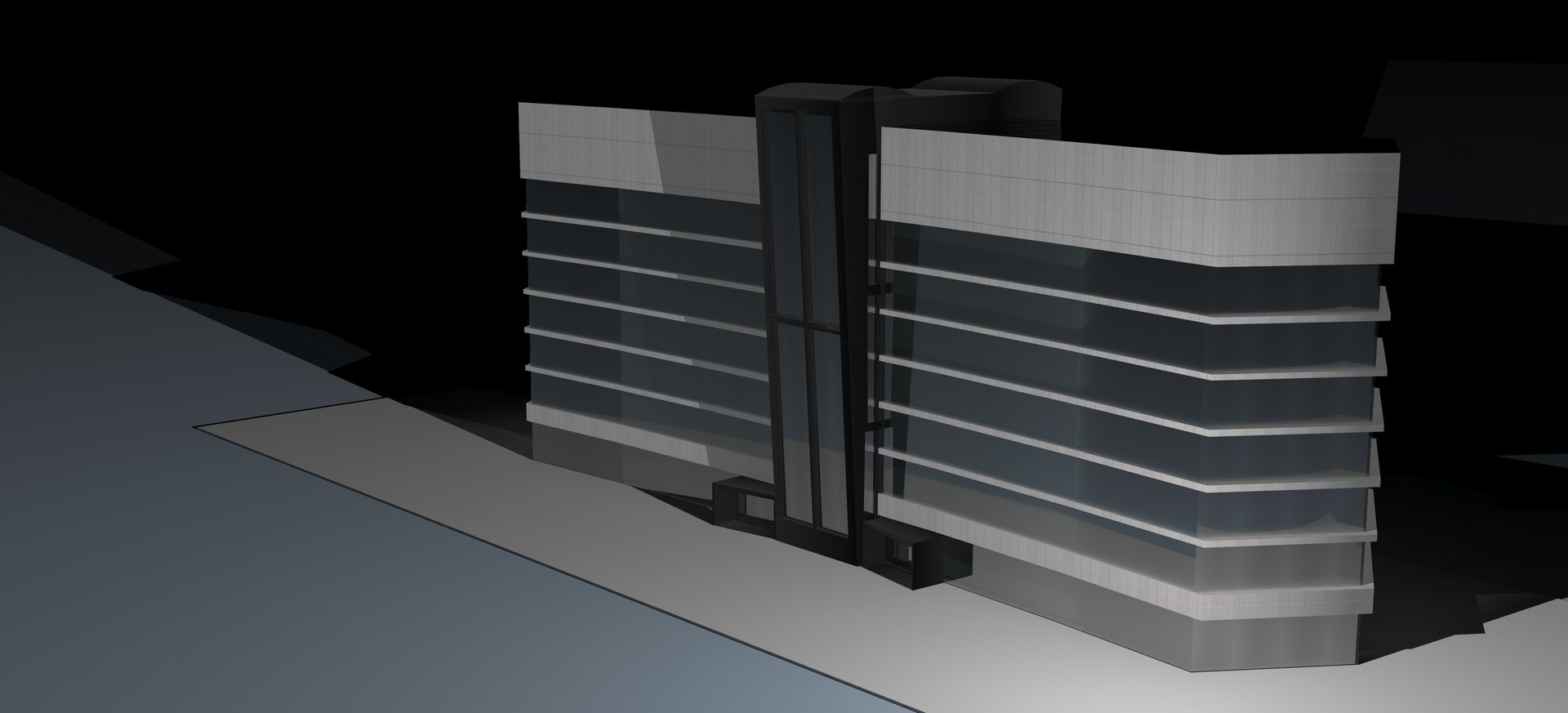 3d Model Simple Building