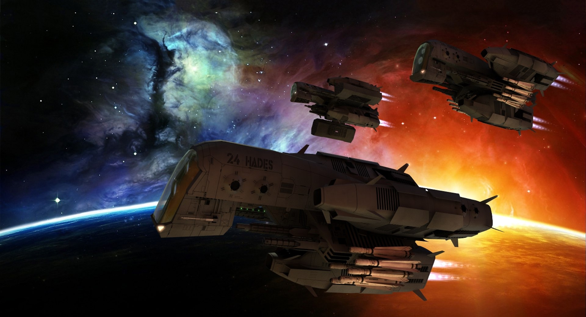 Cerberus fighter space 3D model - TurboSquid 1231423