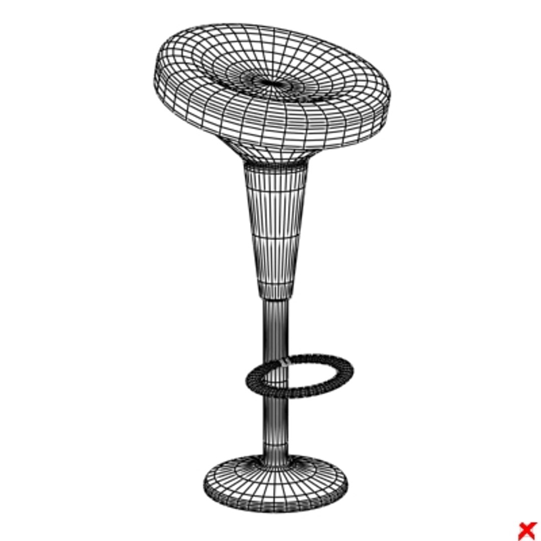 Free Bar Stool 3d Model