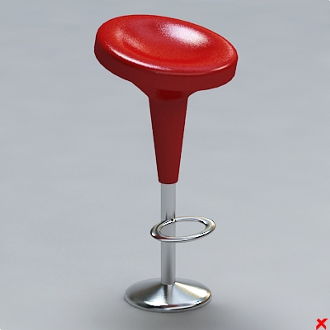 Free Bar Stool 3d Model