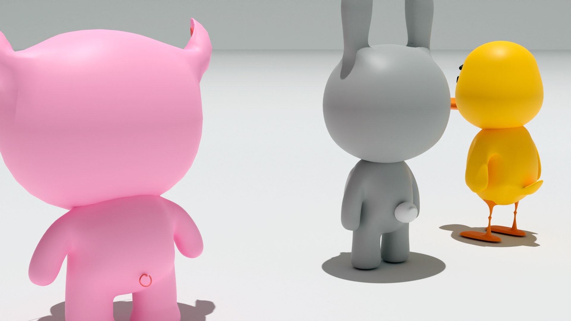 6 Animals Characters In 01 Pack 3D Model - TurboSquid 2032492