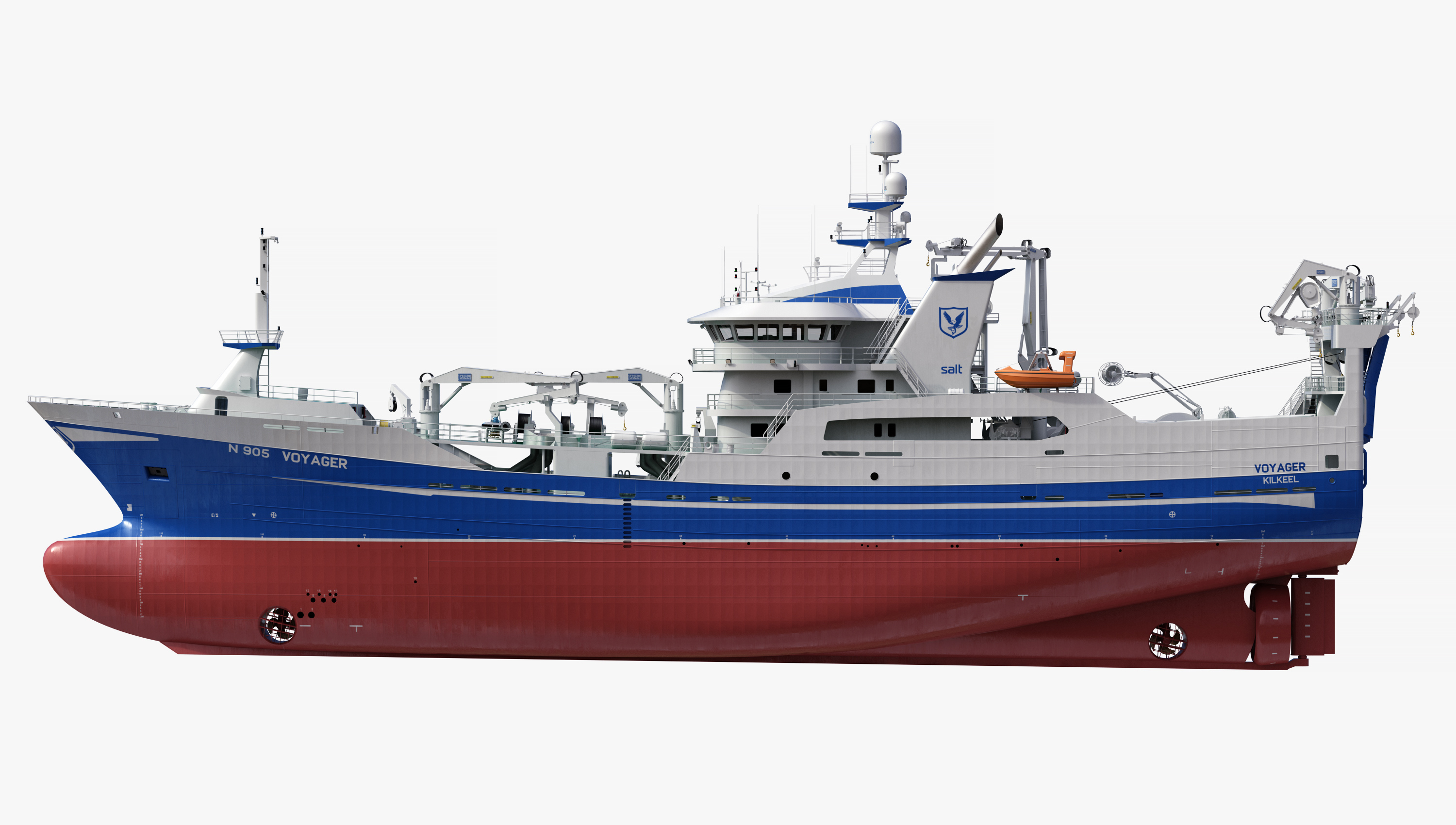 Navio de pesca MFV Voyager N905 Modelo 3D - TurboSquid 1693515