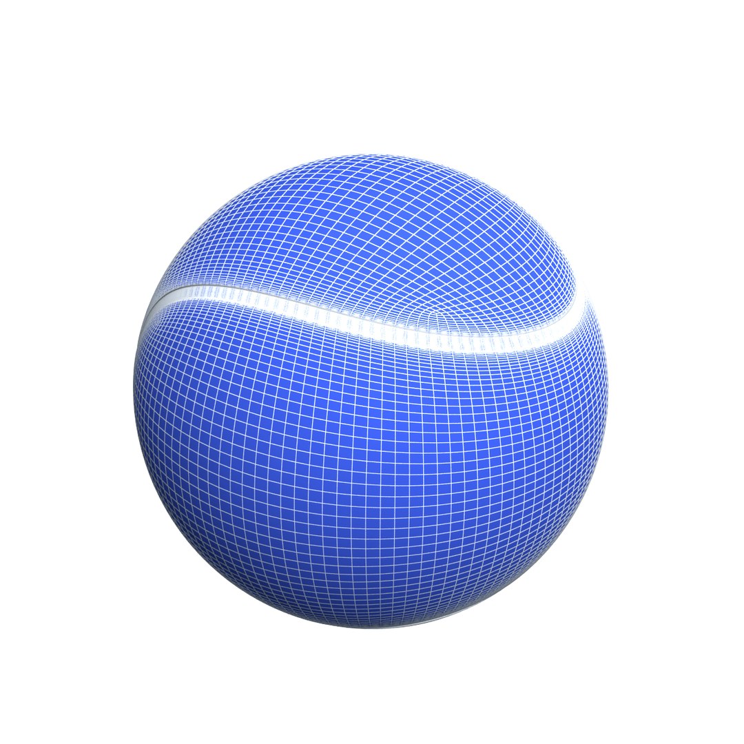 3d Model Of Tennis Ball