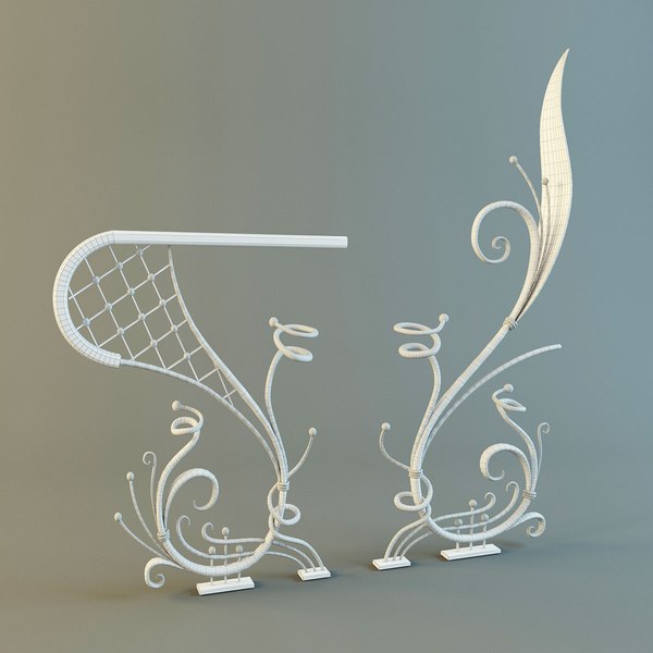 forged decorative element 3d model