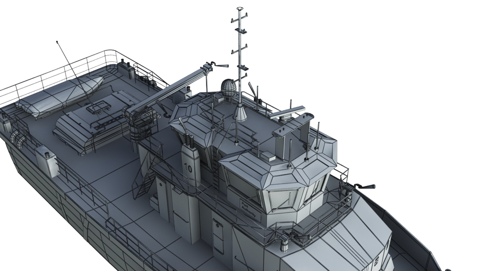 Tug Boat 3D - TurboSquid 1212349