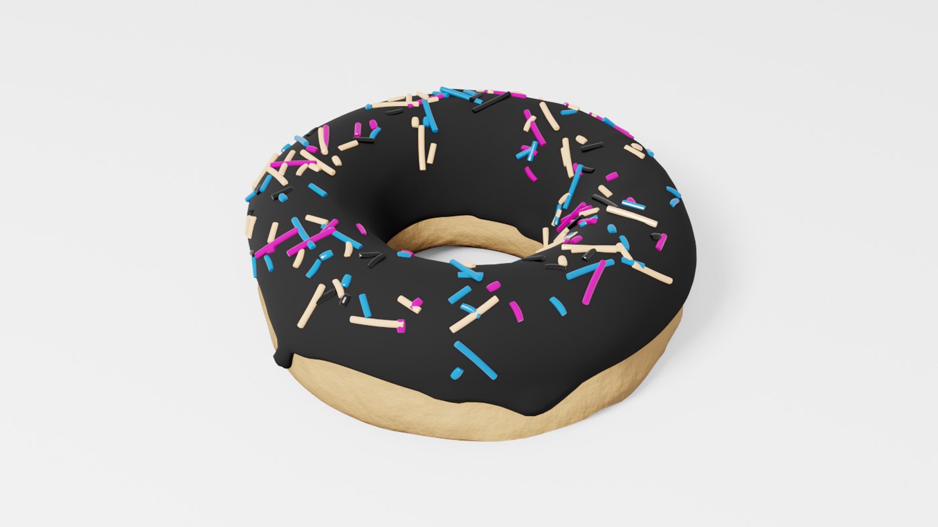 3D Basic 3-variation Donut Model - TurboSquid 1990278