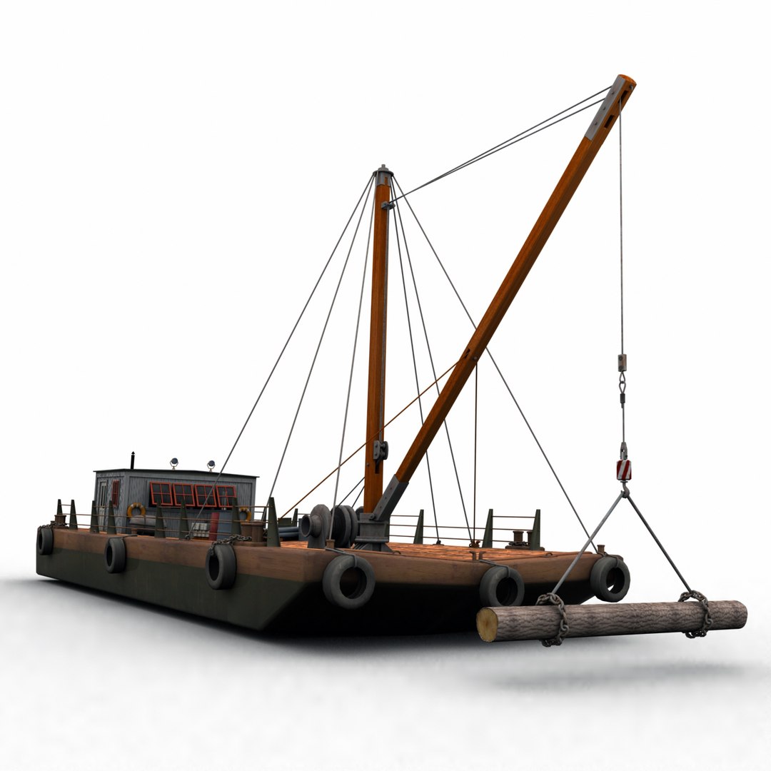 3d Floating Crane