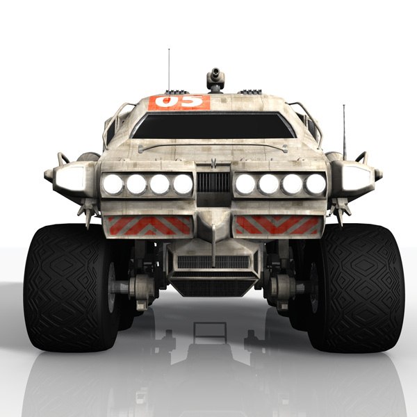 moon buggy 3d max