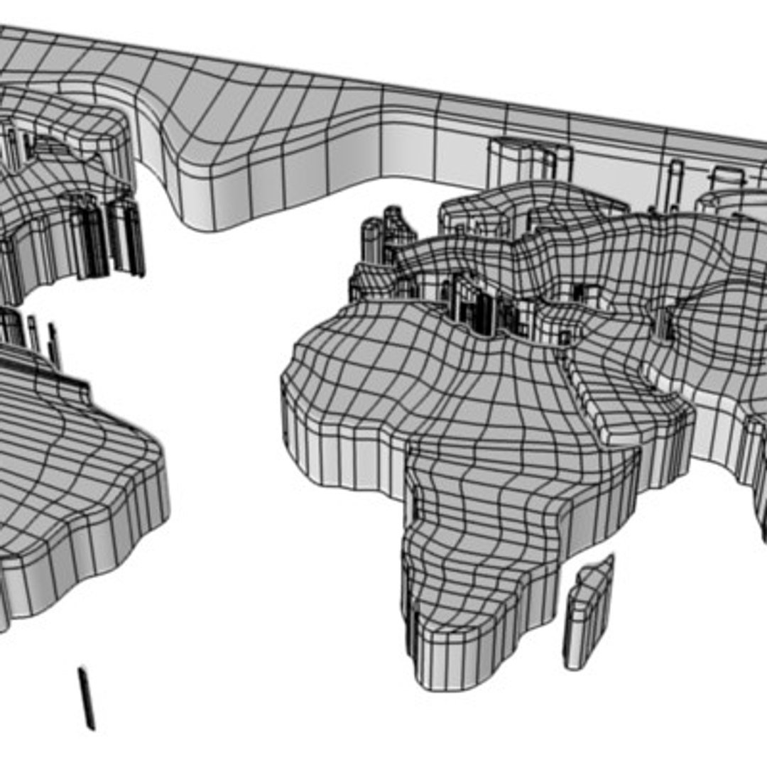 cartoon world 3d model