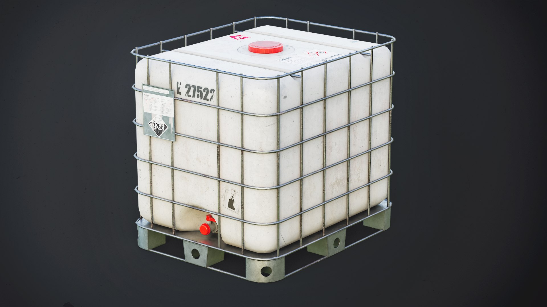 Water Tank IBC GameReady LODs3D模型 - TurboSquid 1934901