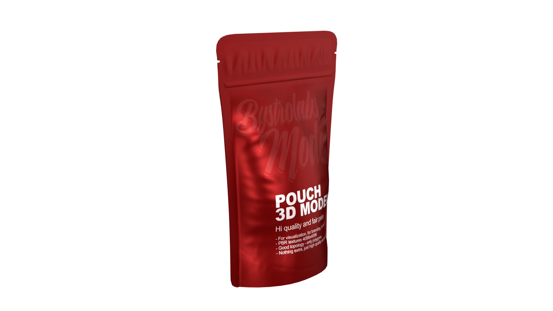 Food Pouch Bag 3D Model - TurboSquid 2277473