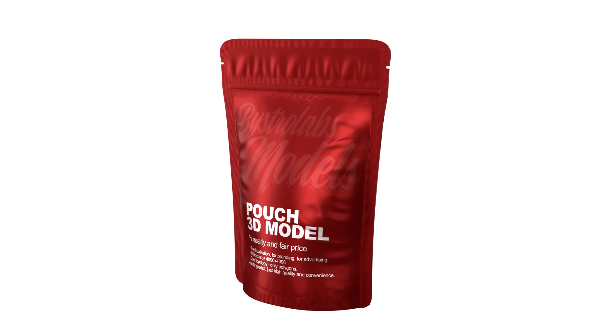 Food Pouch Bag 3D Model - TurboSquid 2277473